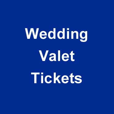 Custom Wedding Valet Parking Tickets | Valet Tickets